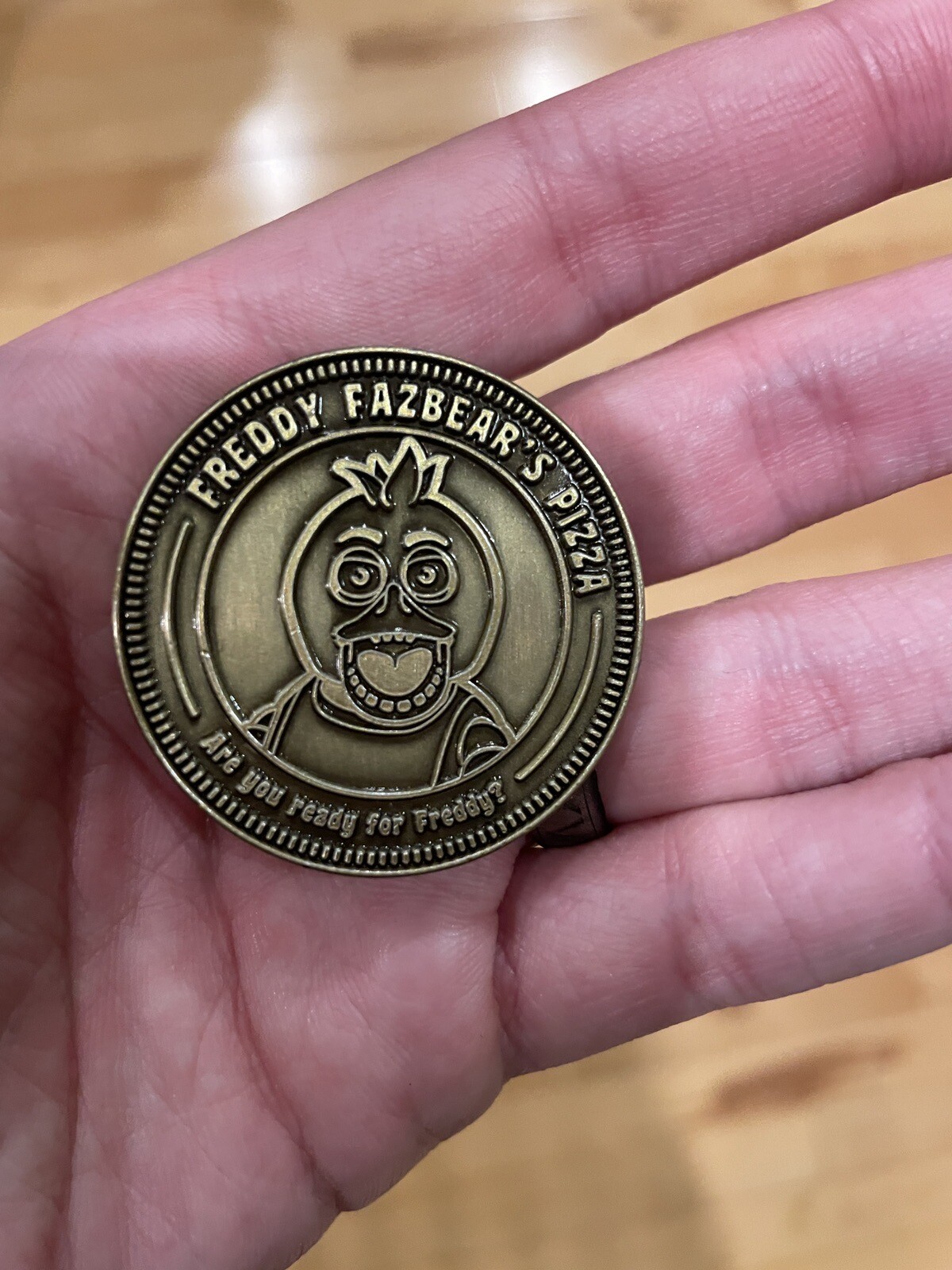 Sanshee Five Nights At Freddy's Fazbear's Pizza 1987 Chica Arcade Token ...