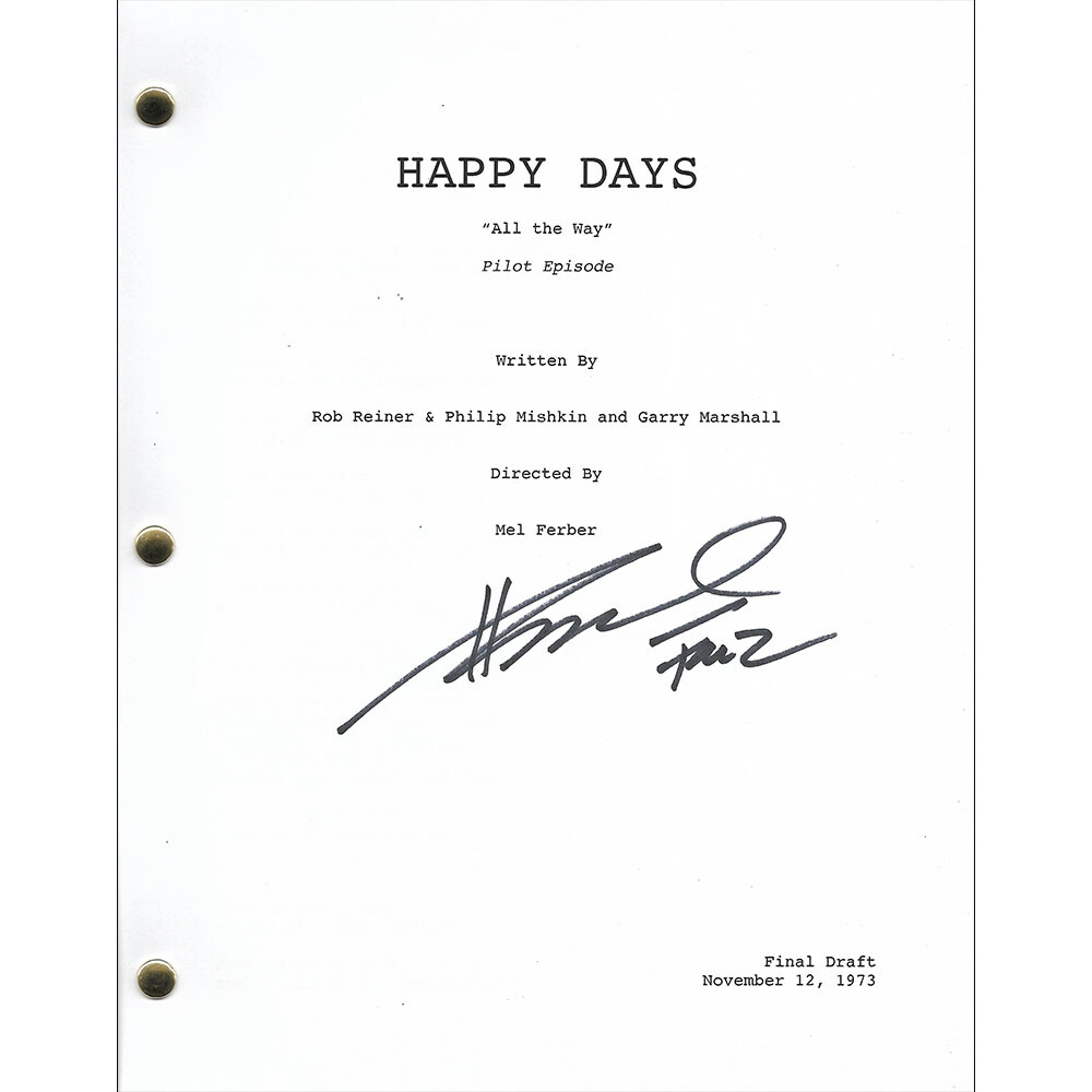 Henry Winkler Autographed Happy Days Script | eBay
