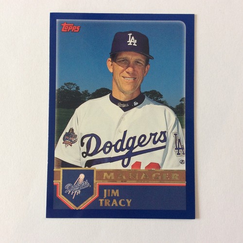 2003 Topps #276 Jim Tracy Los Angeles Dodgers | eBay