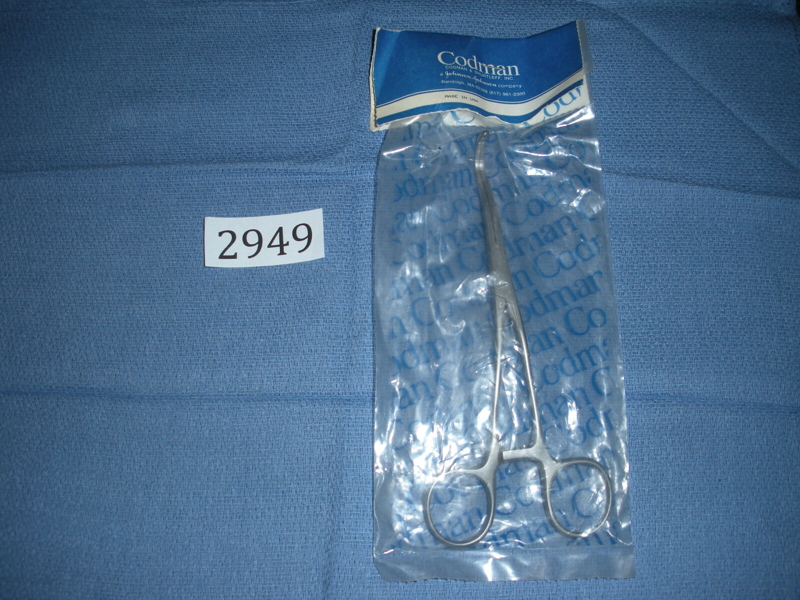 Codman Cooley Anastomosis Clamp Standard Jaw 165mm 37-1210 for sale ...