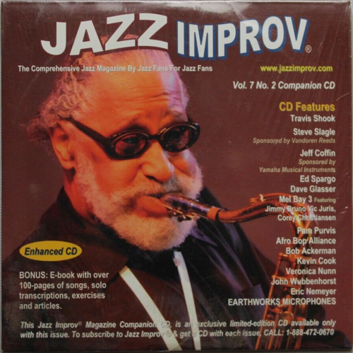 JAZZ IMPROV VOLUME 7 NUMBER 2 TRAVIS SHOOK [NEW CD] LIMITED ED *NO ...
