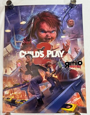 Child’s Play 2 Scream Factory Poster 18x24” Horror Shout Movie Chucky ...