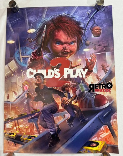Child’s Play 2 Scream Factory Poster 18x24” Horror Shout Movie Chucky ...