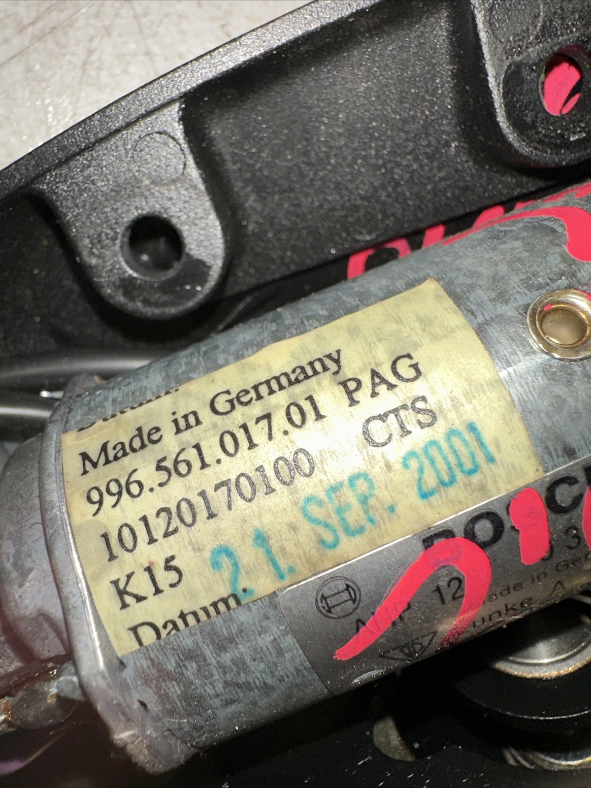2002 Porsche 911 996 Convertible Top Latch Motor 99656101701 for sale ...