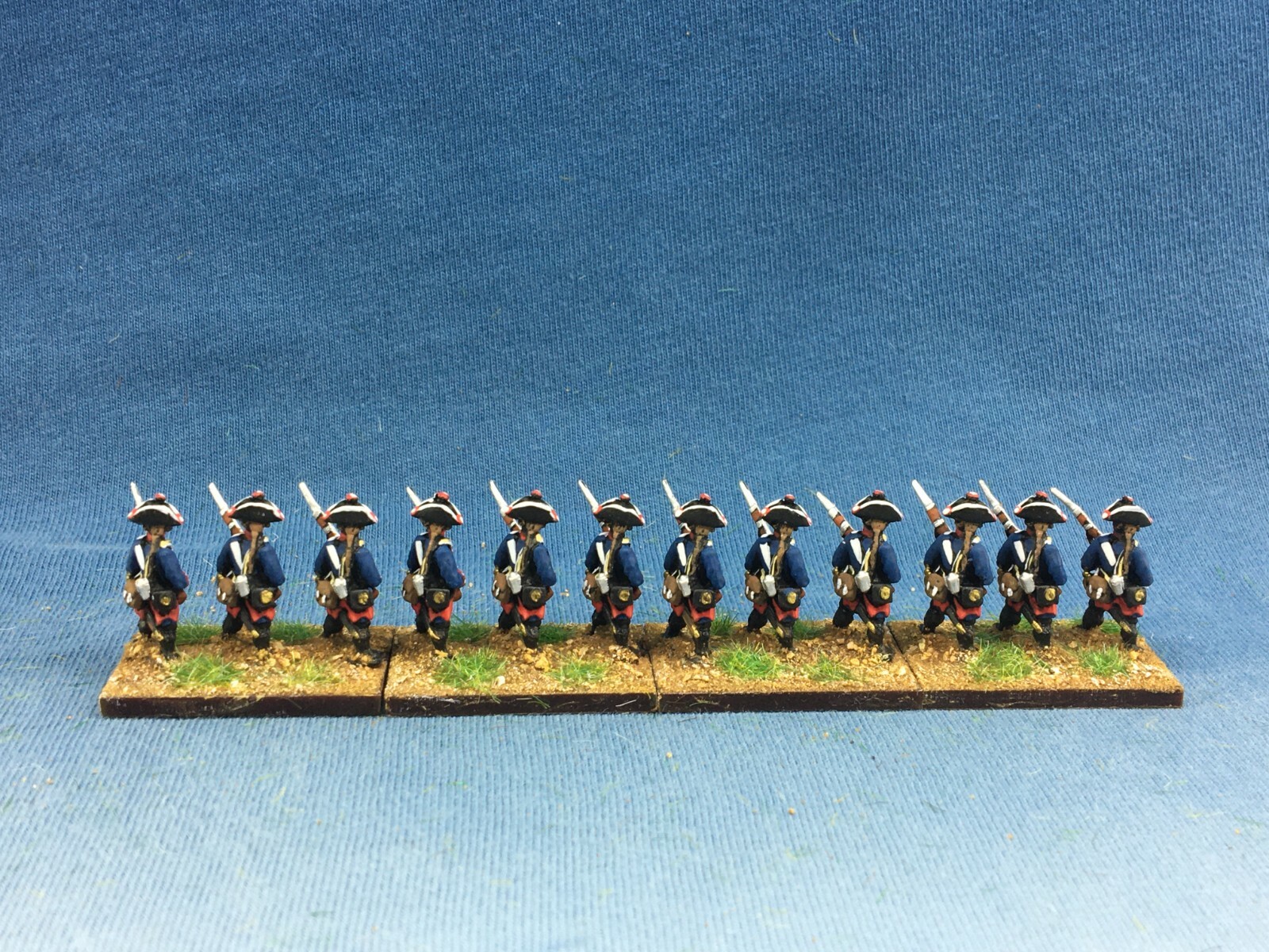 15mm Seven Years War WGS painted Brunswick Army Behr Infantry BW4 | eBay