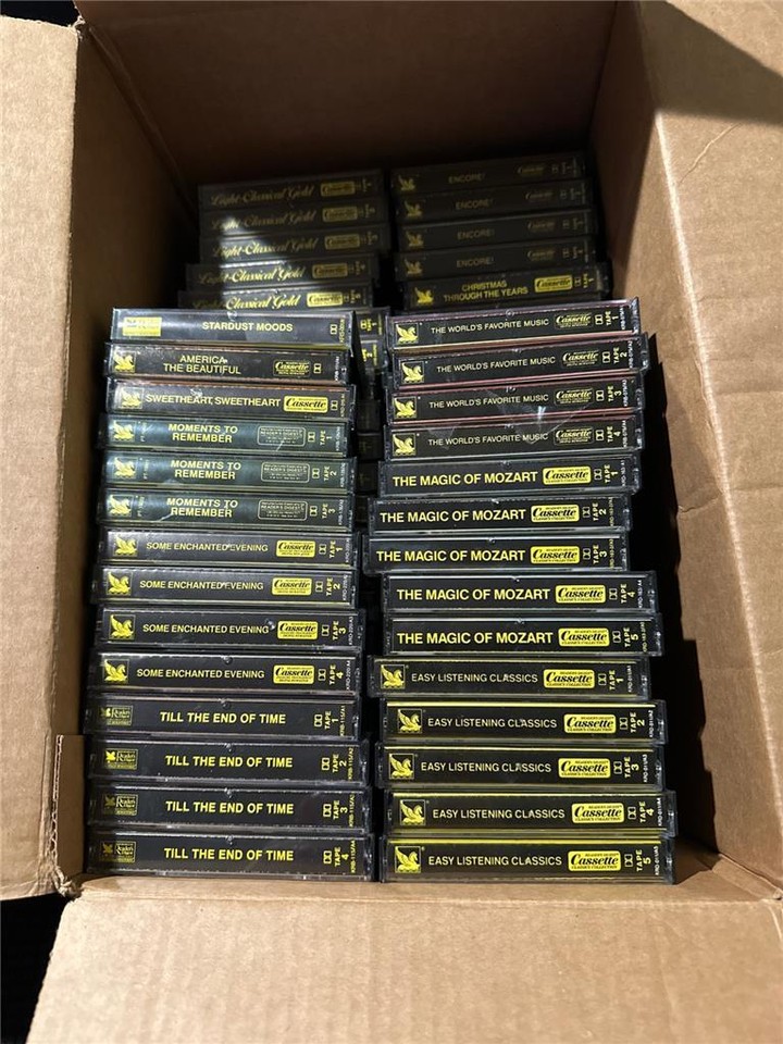 Reader's Digest Cassette Tapes, Over 70, Classical, Opera, Mozart ...