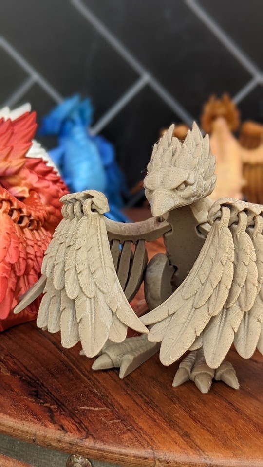 Sand Phoenix Articulated 3D Printed Fidget Toy | eBay