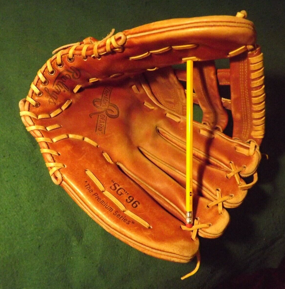 Rawlings SG 96 Baseball Softball Glove Mitt SG96 Made in Japan RHT Nice ...
