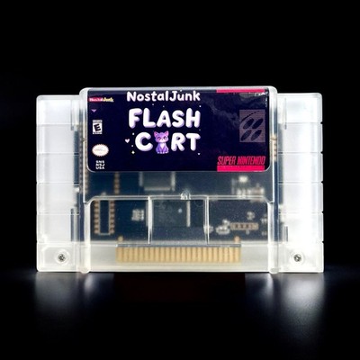 NostalJunk Super Nintendo Ever Drive Retro Flash Cart Region Free SNES ...