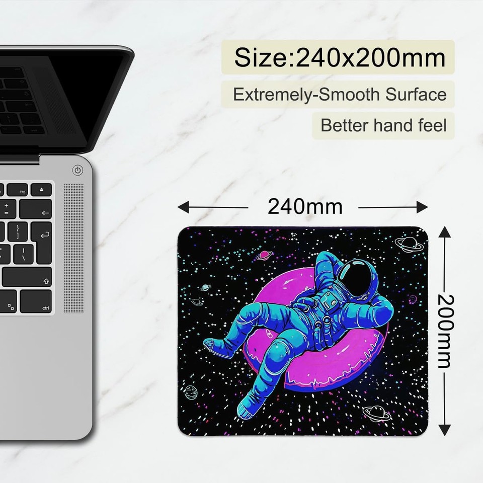 hold fizz Gaming Astronaut Space Mouse Pad, Small Cool Galaxy Gamer ...
