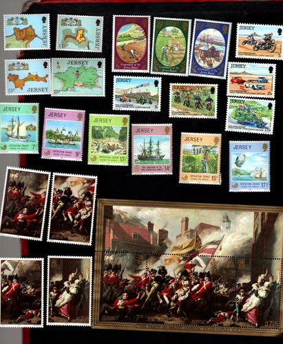 Jersey sc#222-8,231-45 #245a Souvenir Sheet (1980-1) Complete MNH | eBay