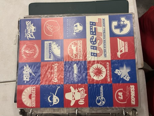 vintage USFL binder with magazines & ON field PASSES ORIGINAL ! | eBay
