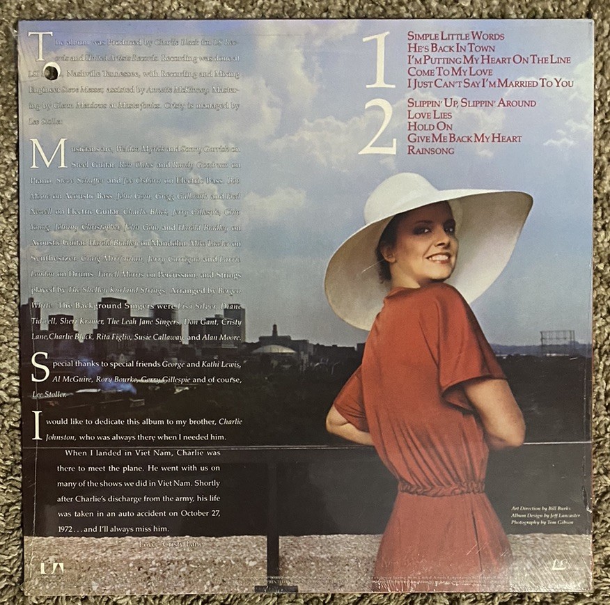 SEALED - Cristy Lane - Simple Little Words - 1979 UA LA-978-H LP Vinyl ...