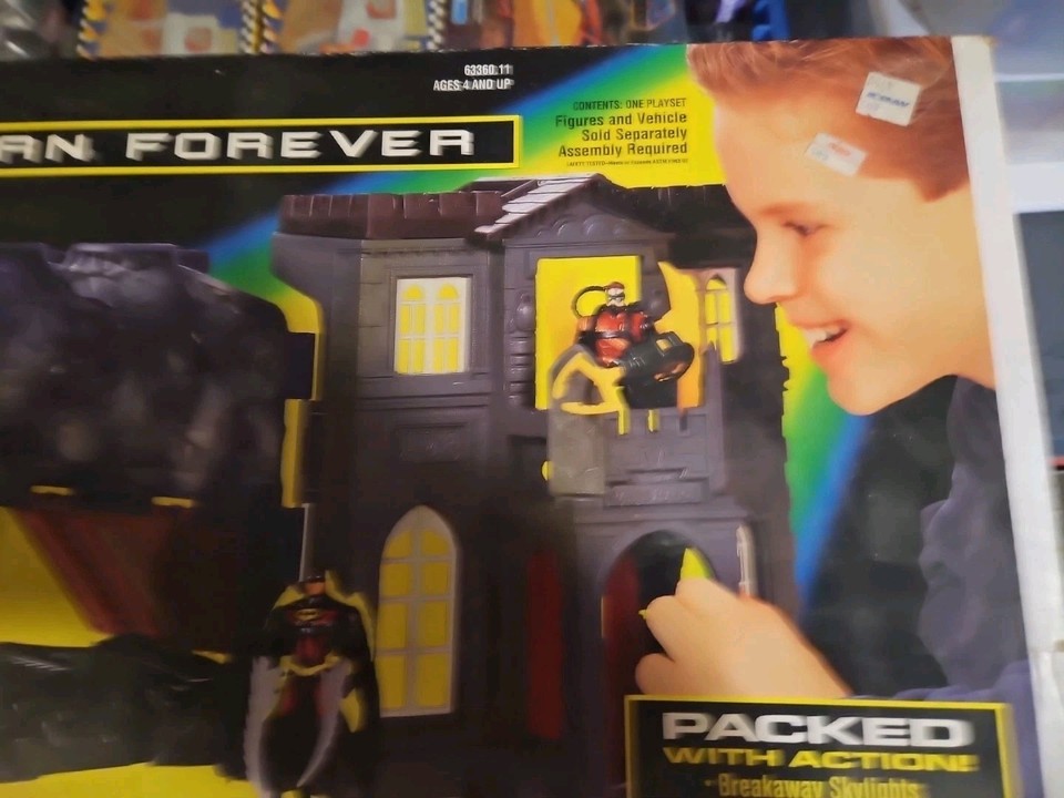 Vintage Batman Returns Batcave Command Center Playset 1991 Kenner New ...