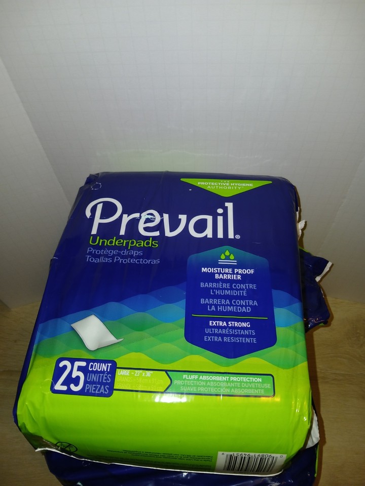 Prevail Disposable Underpads Fluff Protection 23×36” 100 Count 4 Pack ...