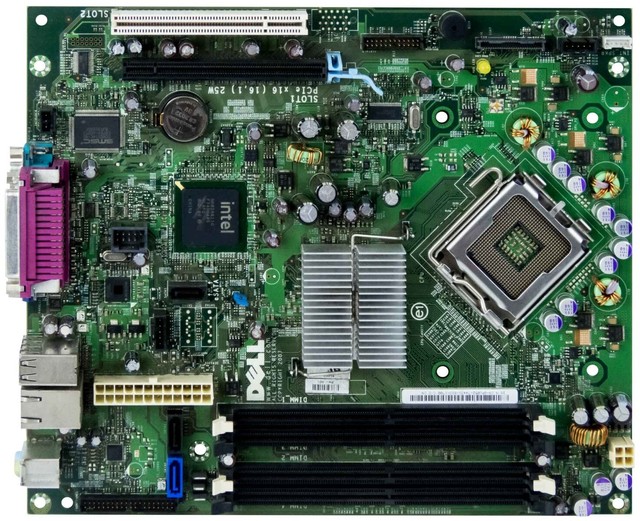 Dell Optiplex 755, LGA 775/Socket T, Intel (0PU052) Motherboard for ...