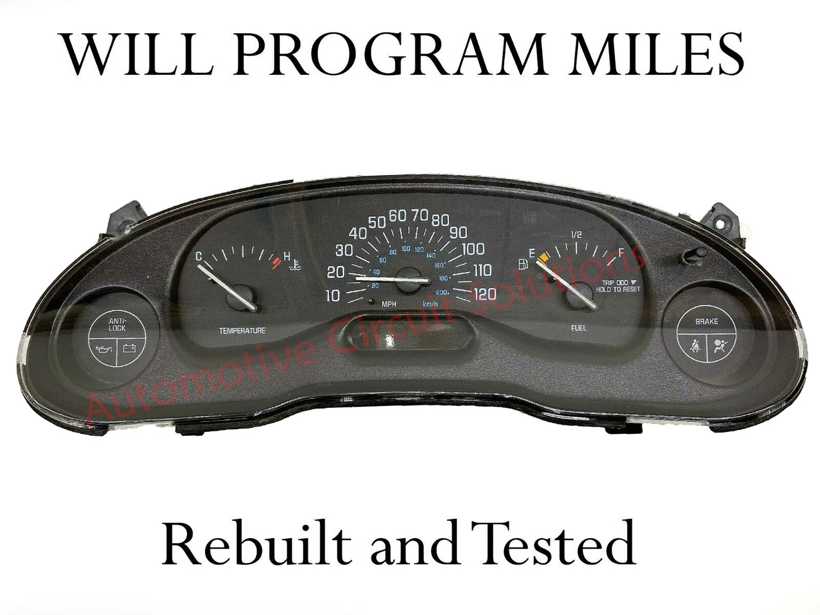 97-04 Buick Century Instrument Cluster Speedometer GLE 09382854 81k ...