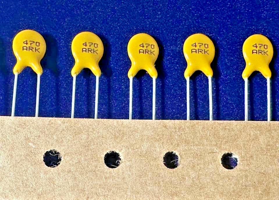 12X - 47pF @ 1KV (COG) - (Thomson) Ceramic Disc Capacitor - Great For ...