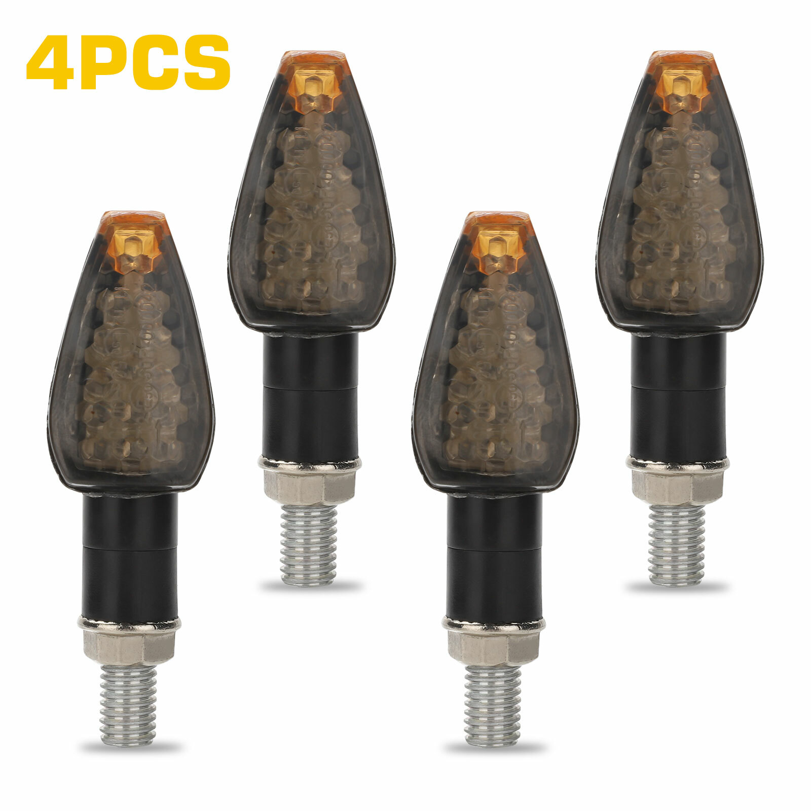 4pcs Smoke Turn Signal LED Indicator Blinker Bulb Light For Dual Sport ...
