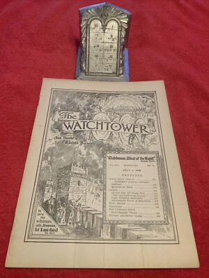 Watchtower Jehovah Original 1935 July 01 Vol. LVI No. 13 | eBay