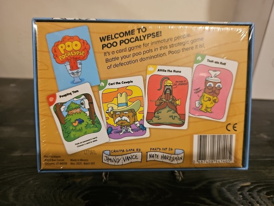 Poo Pocalypse Card Game The Hilarious Family Party for Kids Adults Game ...