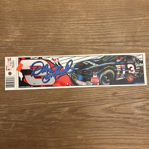 Vintage Nascar Bumper Sticker Dale Earnhardt Splash Print Decal (11.5 ...