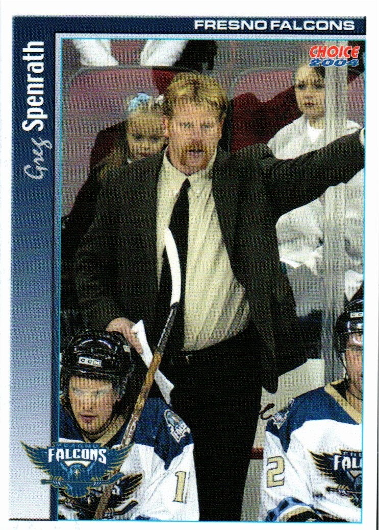 Greg Spenrath 2003-04 Fresno Falcons | eBay
