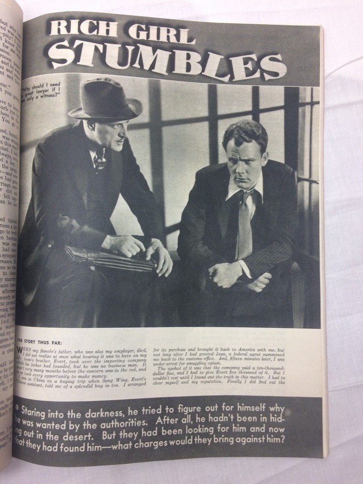 Vintage 1937 Magazine True Experiences Articles Advertisings Story 92 ...