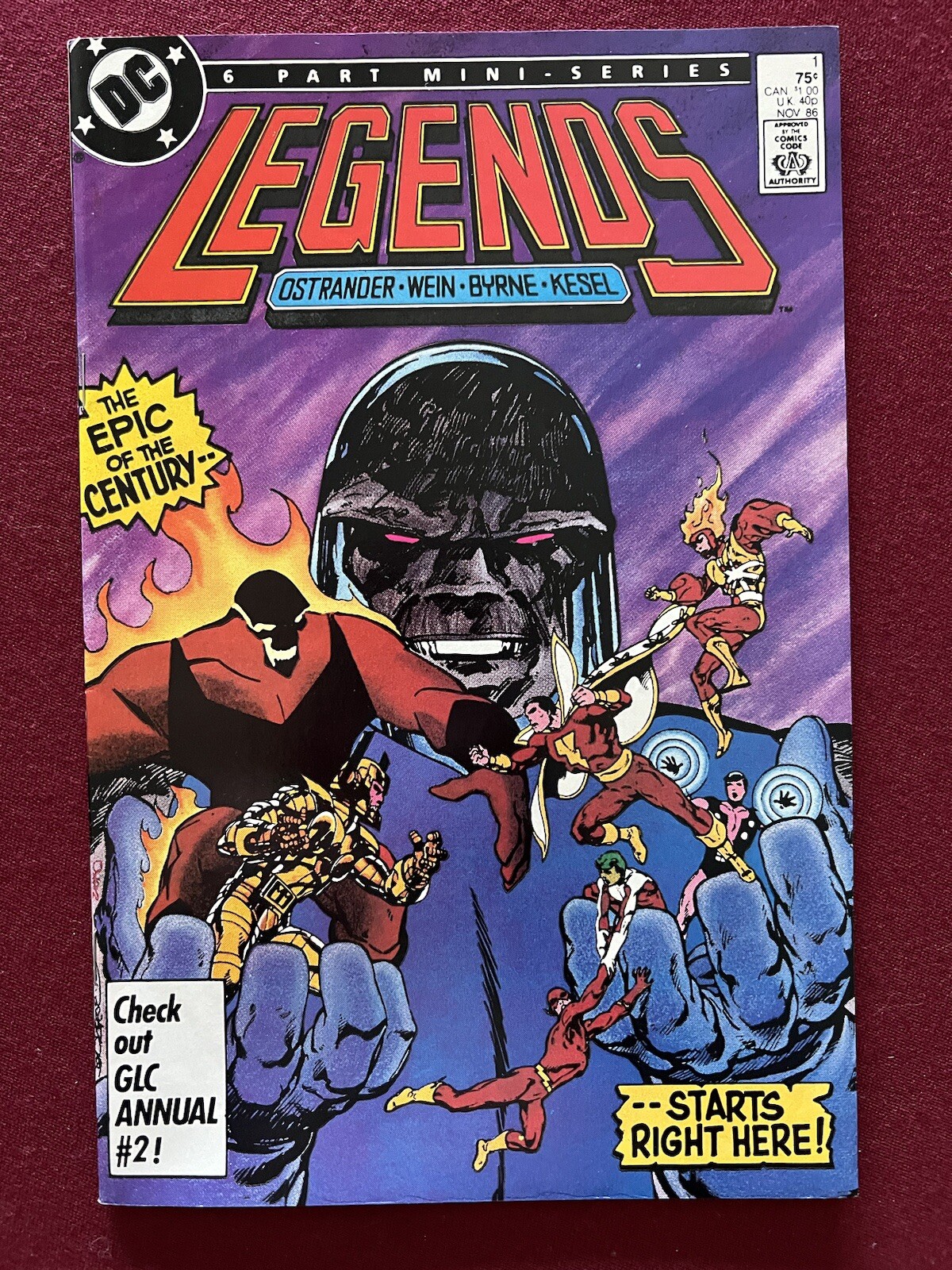 Legends #1 DC Comics 1986 1st Appearance of Amanda Waller! Key! Great ...