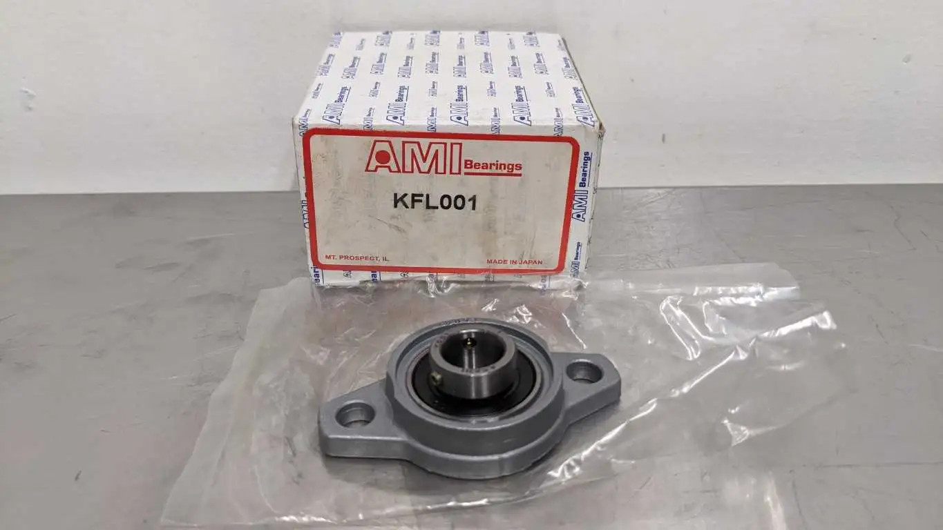 AMI Bearings KFL001 2 Bolt Flange Mount Bearing 12mm Shaft Diameter | eBay