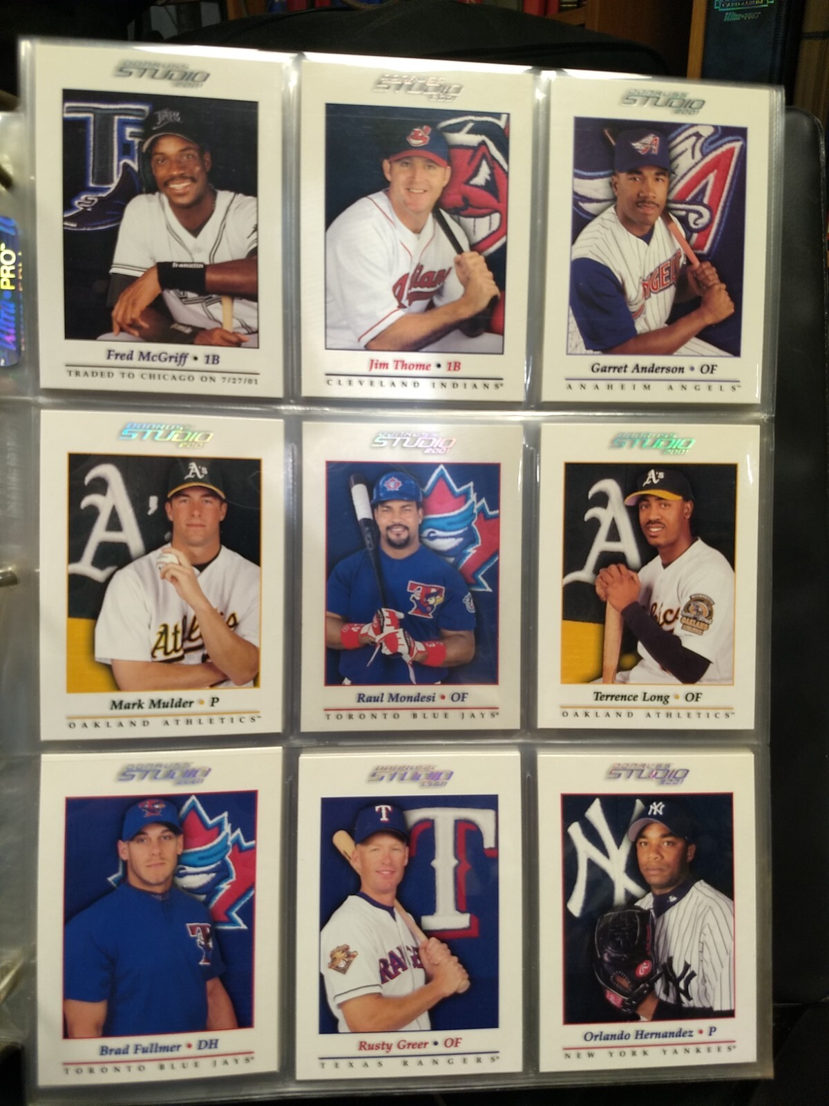 2001 Donruss Studio & 2002 Studio Baseball cards w/ RCs, autos & game ...