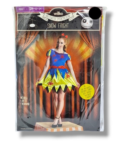 SNOW FRIGHT HALLOWEEN COSTUME FANCY DRESS OUTFIT LADIES 12 - 14 | eBay ...