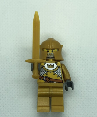 NEW LEGO Golden Knight Pearl Gold Minifigure Castle Fig L174 | eBay