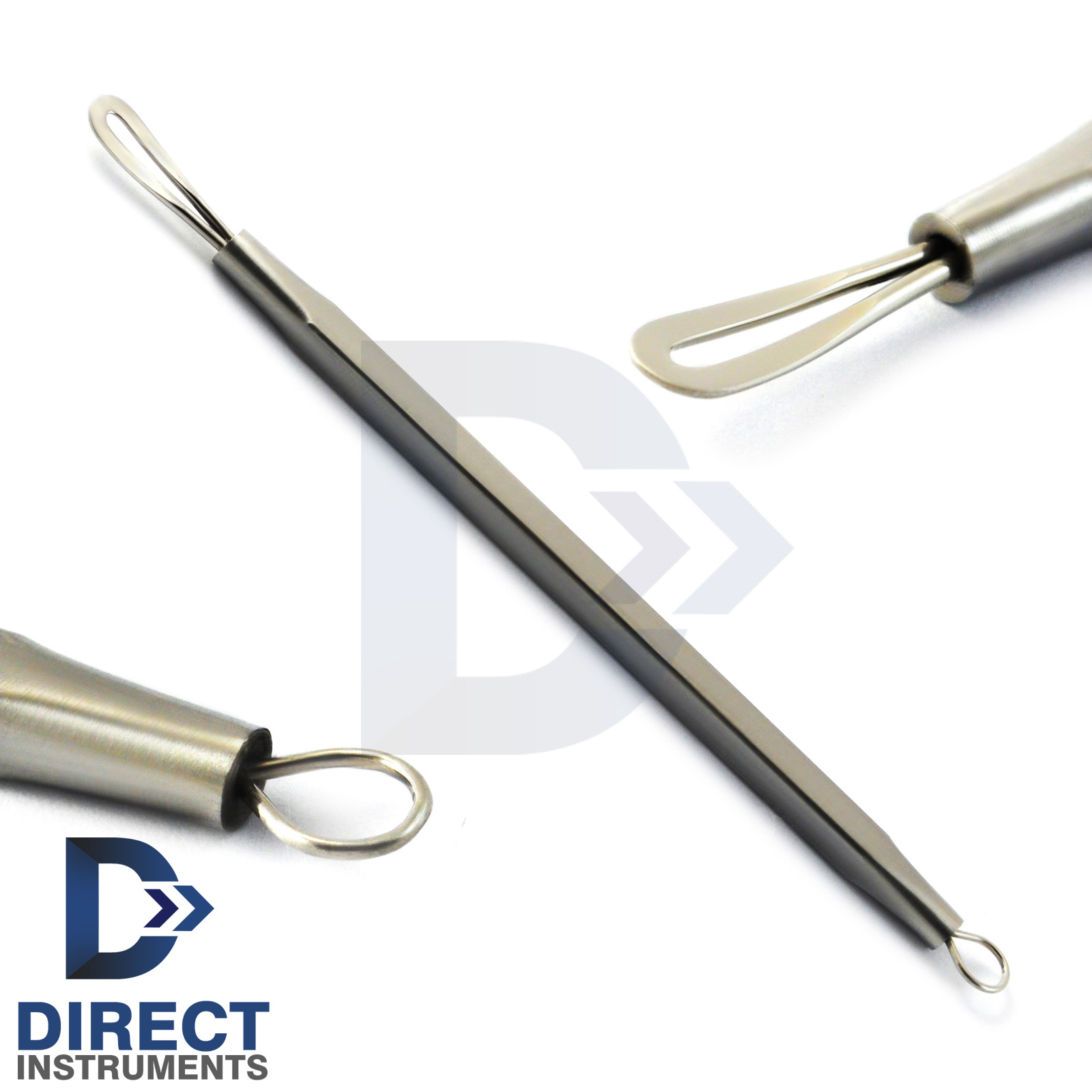 Set Of 3 Comedone Extractors Blackhead Acne Pimple Remover Blemish ...