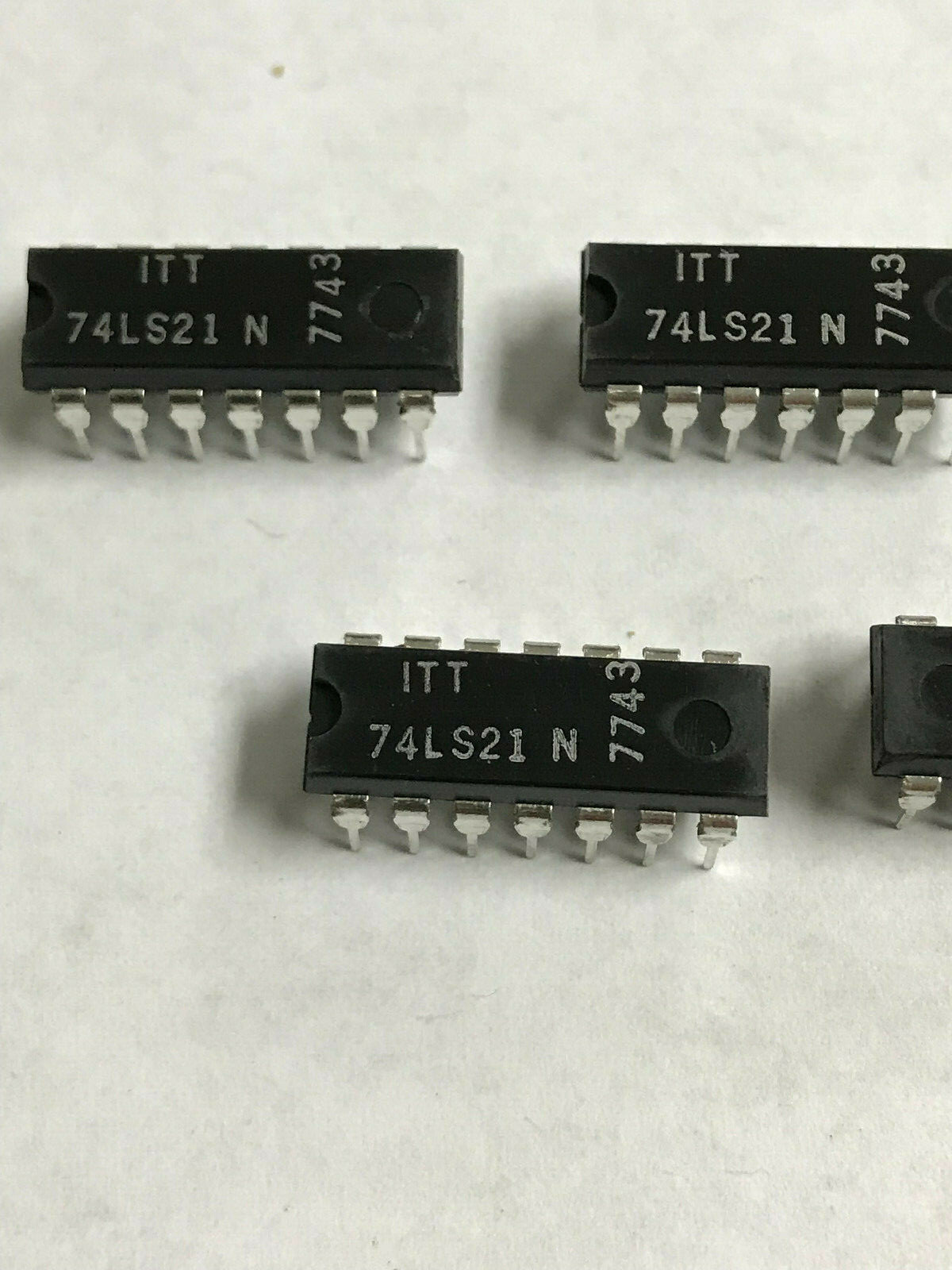 LOT OF 5 ITT 74LS21N IC AND Gate 2-Element 4-IN Bipolar 14-Pin PDIP | eBay
