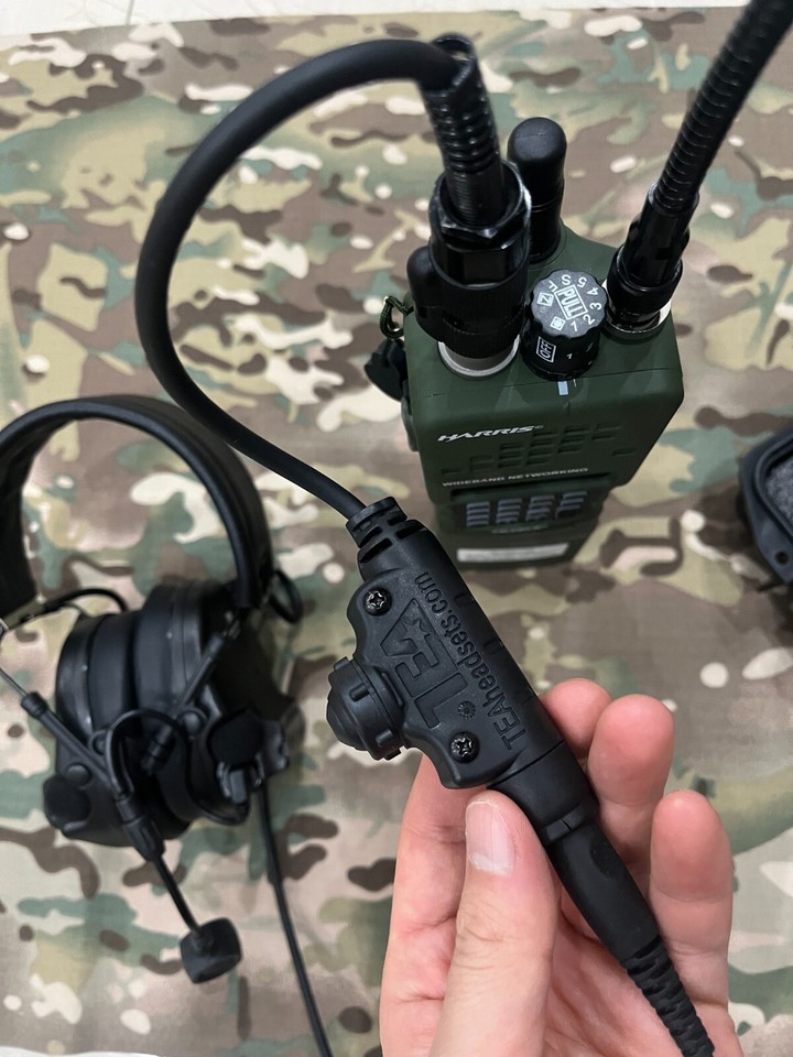 TCA PRC-152A 15W Multiband Handheld Radio W/ Peltor Comtac C3 Headset ...