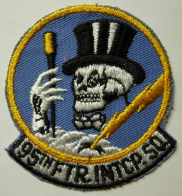 1950s - 60s USAF 95th Fighter Interceptor Squadron Patch XB | eBay