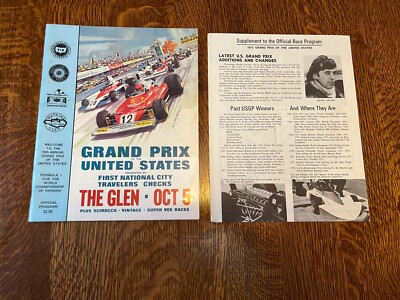 1975 Program F-1 Grand Prix of the United States - Watkins Glen and ...