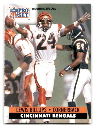 Lewis Billups 1991 Pro Set #109 Cincinnati Bengals FOOTBALL | eBay