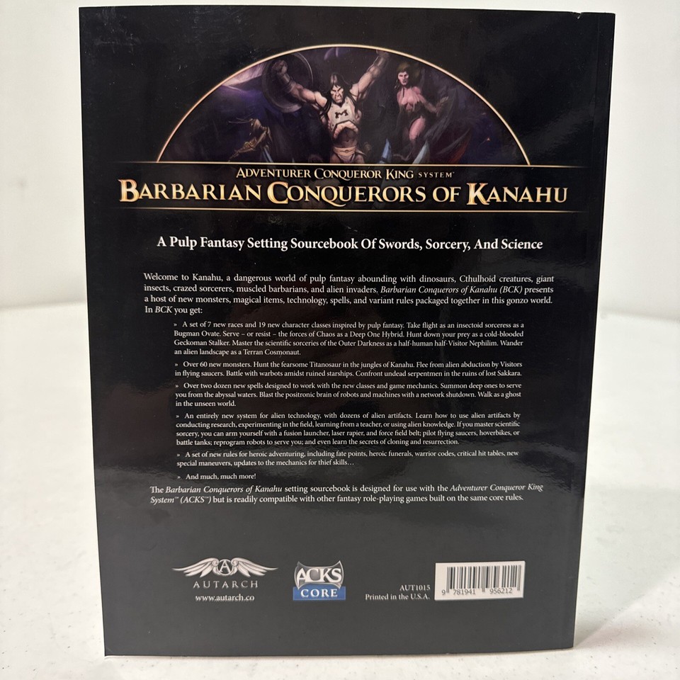 Autarch - Adventurer Conqueror King System Barbarian Conquerors Of ...