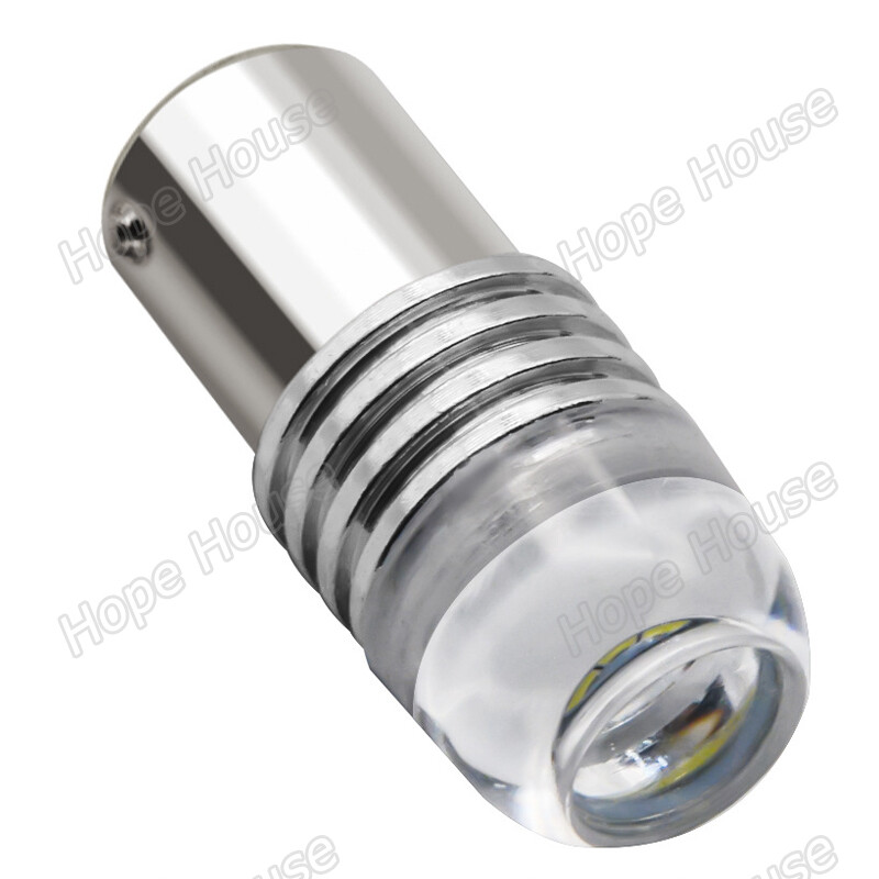 10X White 1156 BA15S Strobe Flashing Light Brake Led Tail Reverse Bulb ...