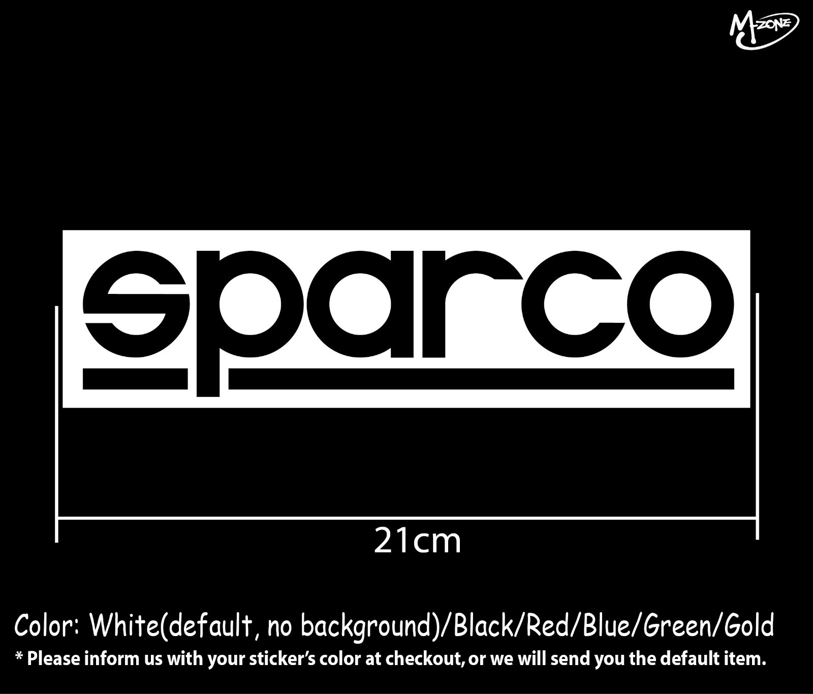 Sparco Stickers Reflective Car Parts Decals 21cm Business Signs Best ...