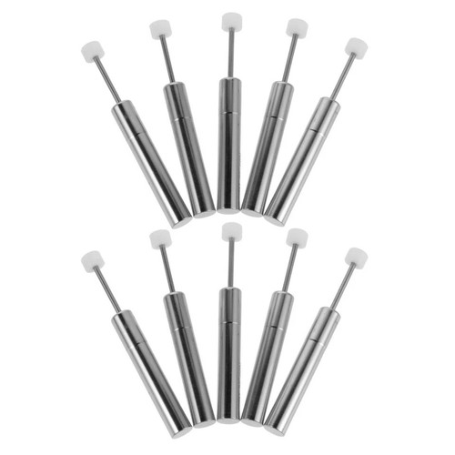10x Soft Close Cabinet Door Dampers ZH-25-60N 25/60N Silver/White Satin ...