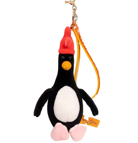 New Wallance Gromit Penguin Plush Key Fob KeyChain Bag Purse Charm ...