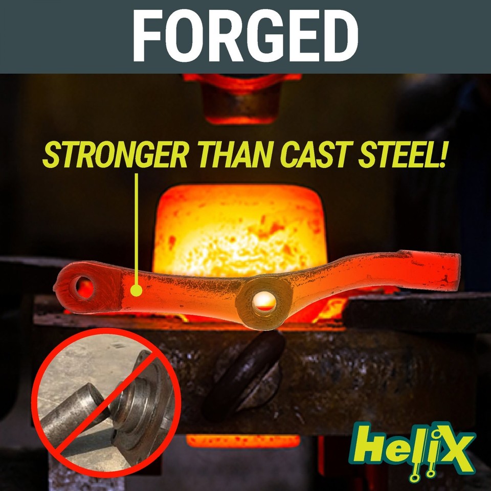Heavy-Duty Helix Pro Touring Mustang II and Pinto Stock Height Spindle ...
