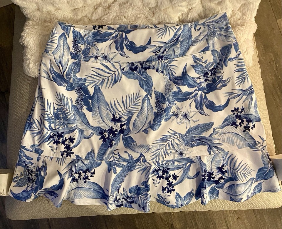 TOMMY BAHAMA NEW Abby Flora Fresco Island Zone Skort SZ M | MSRP $118 ...