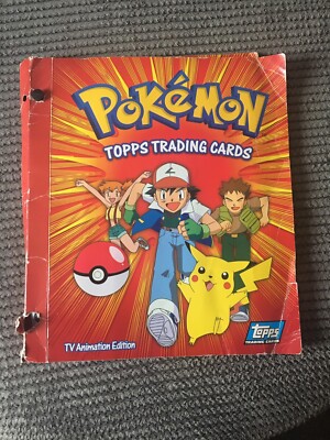 Pokemon 1990's Topps trading cards tv animation edition 111 cards | eBay UK