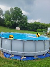 Coleman Steel Frame 90331 22' x 52" Above Ground Swimming Pool for sale ...