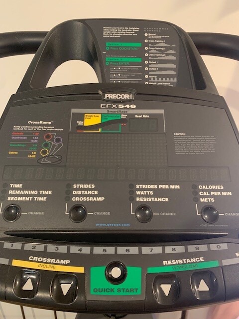 Precor USA EFX 546 Commercial Quality Elliptical Machine | eBay