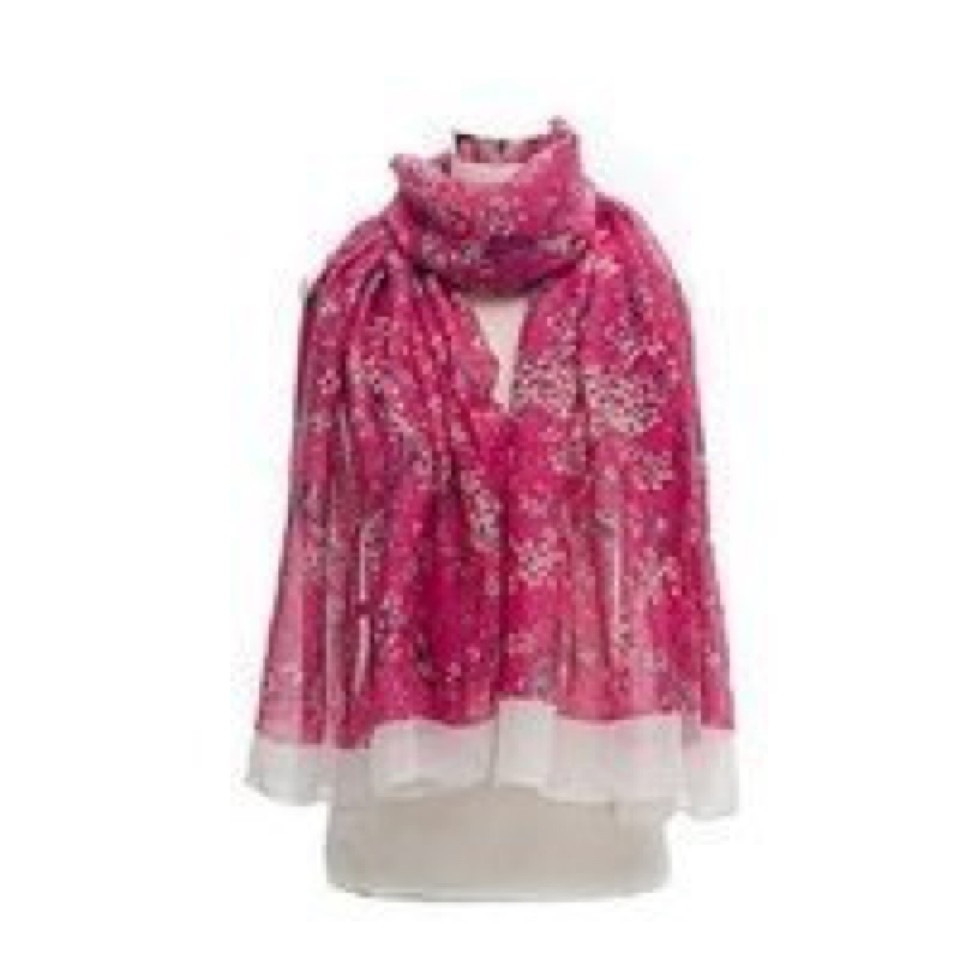Japanese Bird Print Scarf Shawl Stole Wrap Sarong Cover-up Maxi Big ...